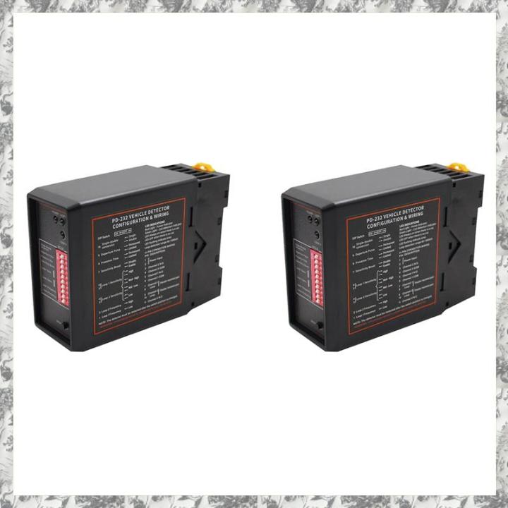 CGearuppt 2X Smart Parking Double Channel Vehicle Exit Loop Detector ...