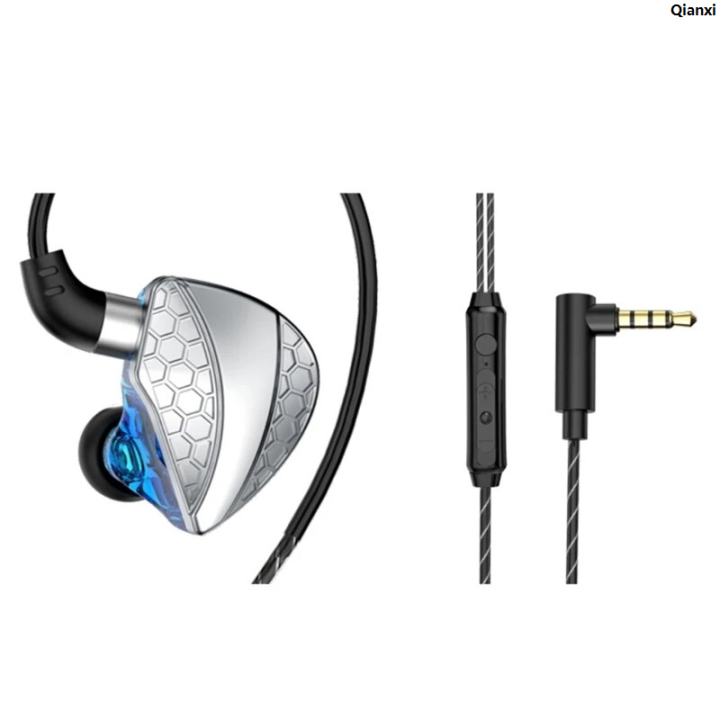 QianxiHi6T Professional Dynamic Earphone Bass Earbud Over the Ear ...