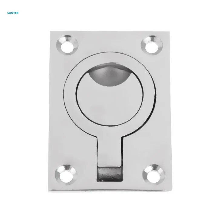 3xBoat Marine Flush Mount Ring Handle Pull Cabin Deck Hatch Locker Lift ...