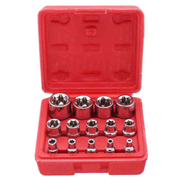 Star E Socket Torx Set - 14-Pcs - E4-E24 - CRV - EUROKING | Daraz.lk