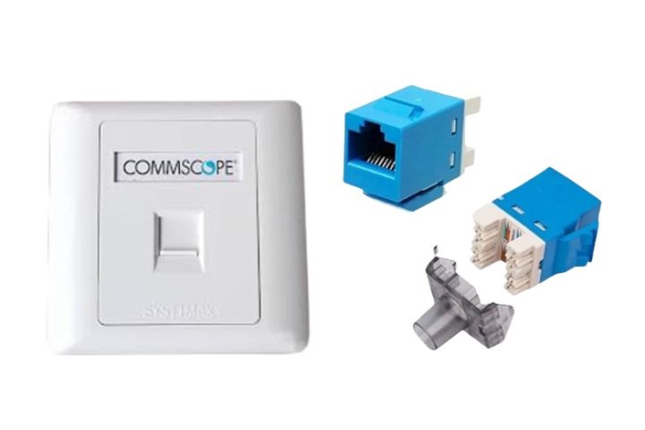 Ethernet Cat6 Keystone Jack With Faceplate/ Network Cat6 Keystone Jack ...