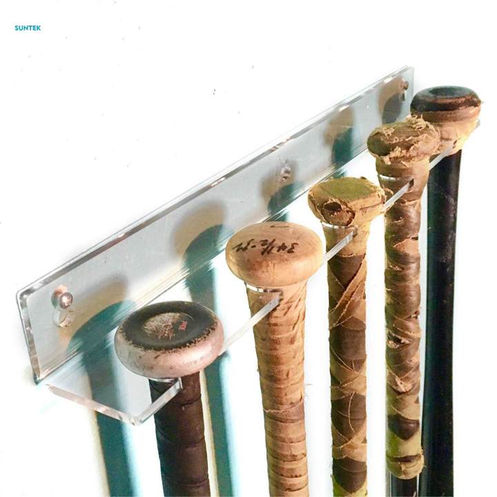Baseball Bats Rack Holder Wall Mount with Screws Baseball Bats Storage ...