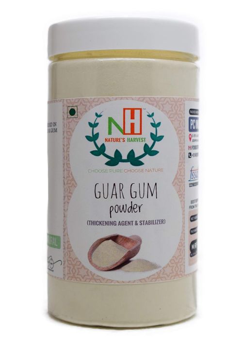 NATURE'S HARVEST Organic Guar Gum Powder ( (400g) (FROM INDIA) SAB ...