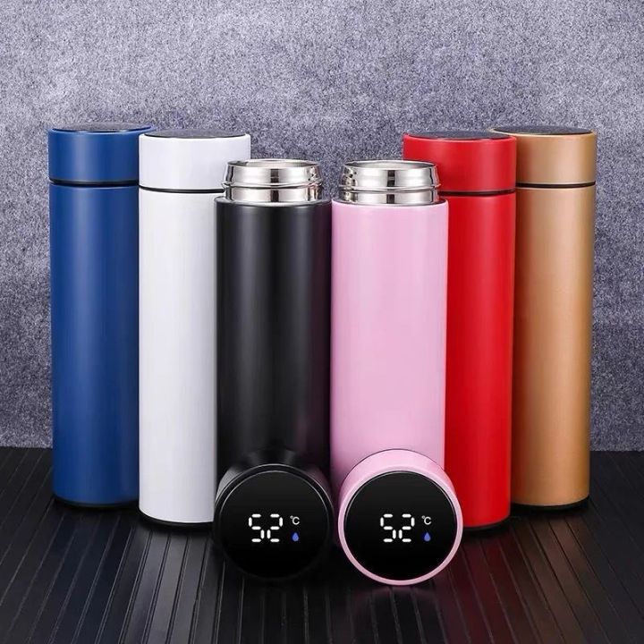 Sleek Smart Flask with LED Temperature Display | 500ml Insulated ...