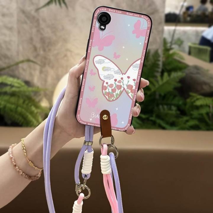 TPU Cartoon Phone Case For Kyocera Digno BX2 protective Necklace Anti ...