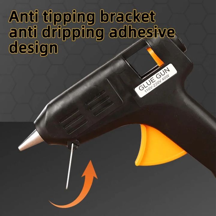 1pc Hot Melt Glue Gun With 40W Industrial Mini Guns Thermo Electric ...