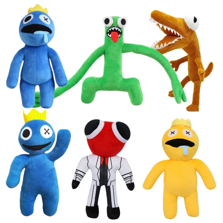 Hot Ро-блокс Rainbow Friends Plush Toy Little Blue Man Little Green Man ...