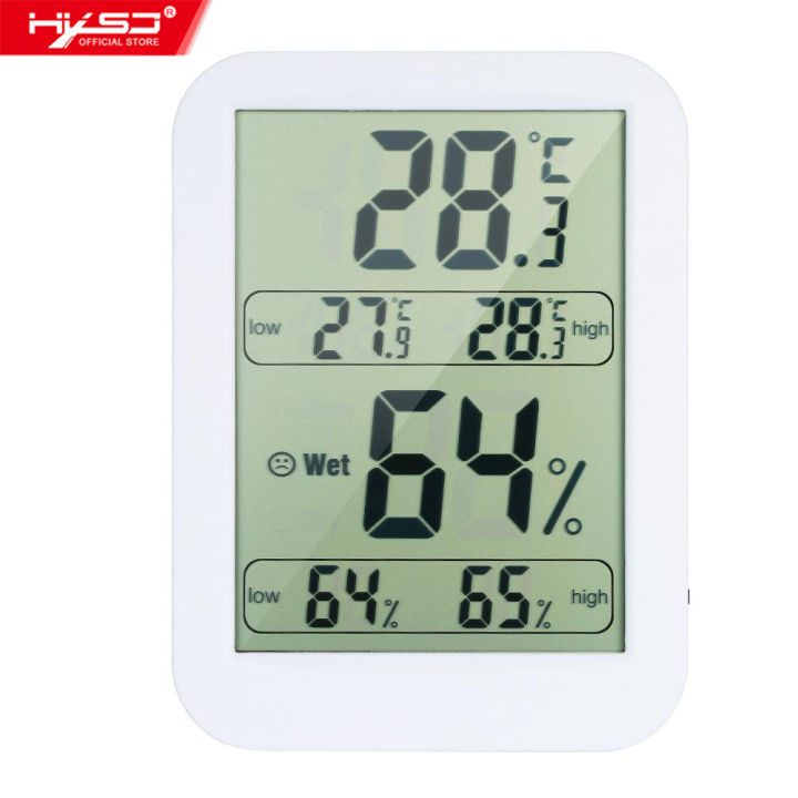 HXSJ Digital Indoor Ther-mo-meter Hygrometer °C/°F Min/Max Records ...