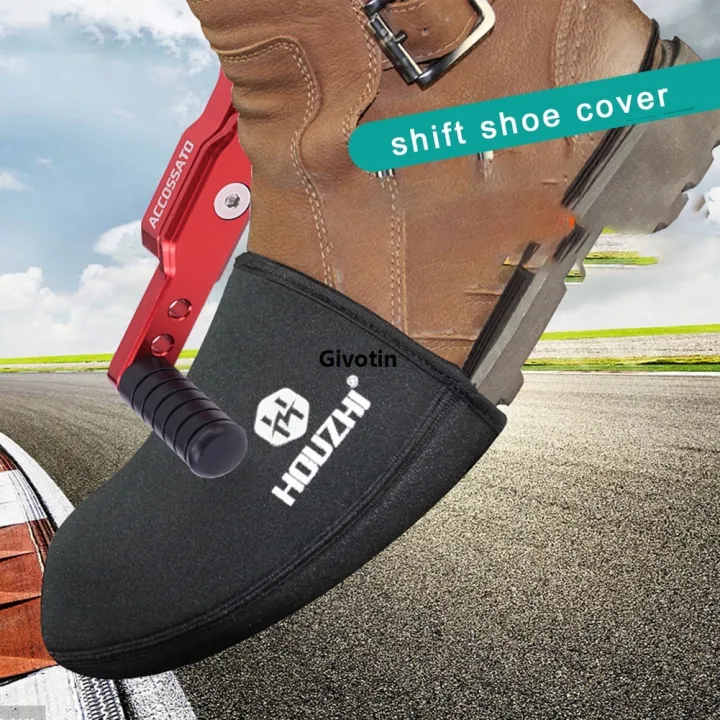Motorcycle Shift Shoe Boot Cover Protective Gear With Reflective LOGO ...