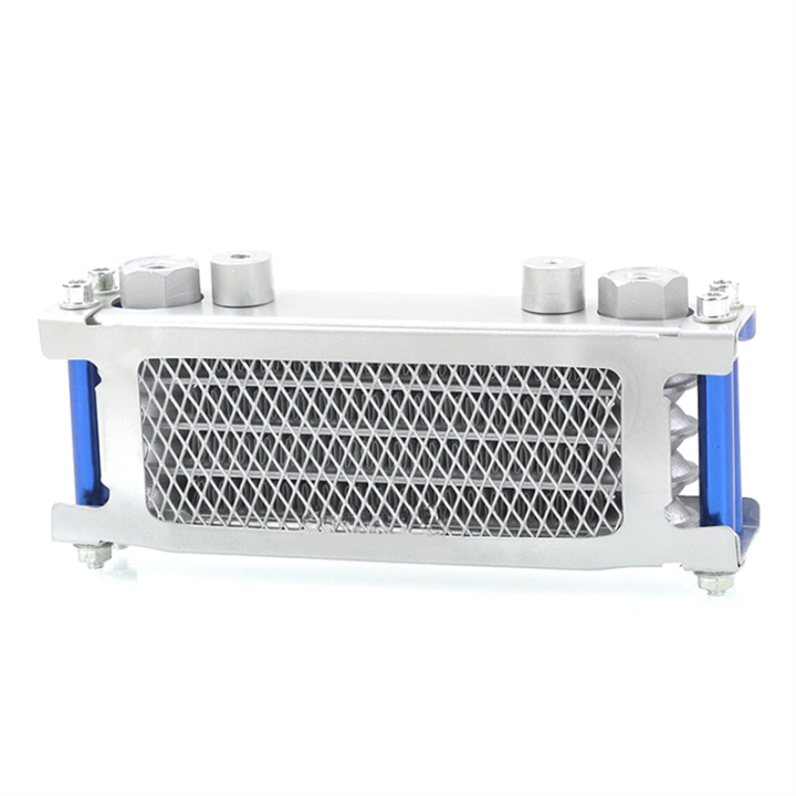 M12 Interface Radiator Oil Cooler Aluminium Cooling System Silver ...