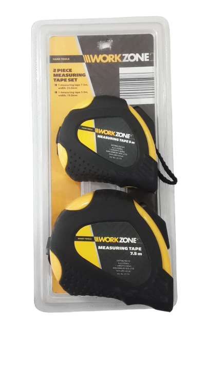 2 PCE Measuring Tape Set (5m & 7.5m) - Workzone | Daraz.lk