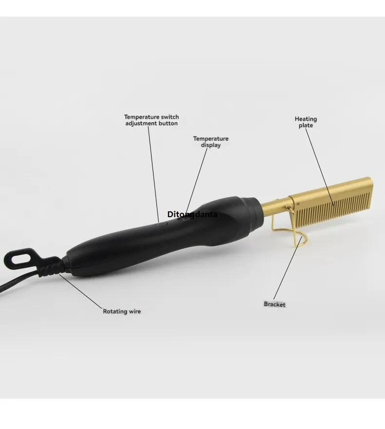 HOT Straight Pole Hair Perm New Multifunctional Electric Copper ...