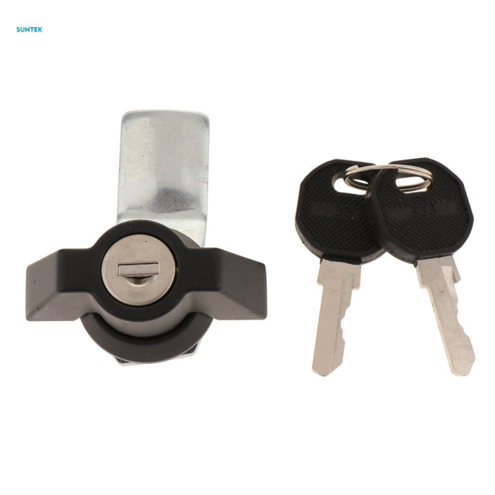 2xLocking Rotation Handle Cabinet Garage Door Truck File Lock | Daraz.lk