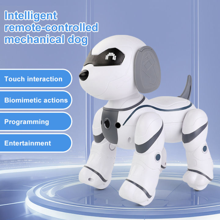 Children's remote touch sensing dance story pet electronic dog bionic ...