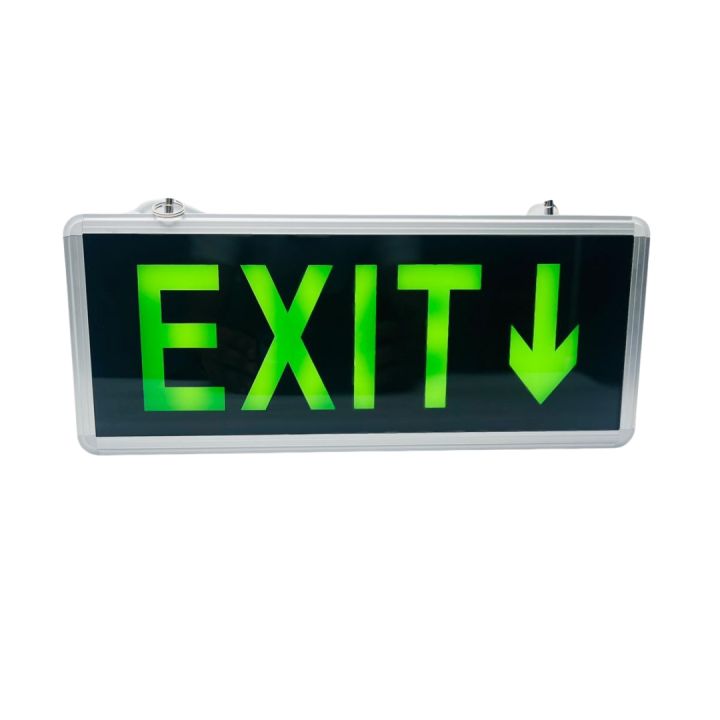 Emergency Exit Board With Rechargeable LED Light - Arrow Down | Daraz.lk