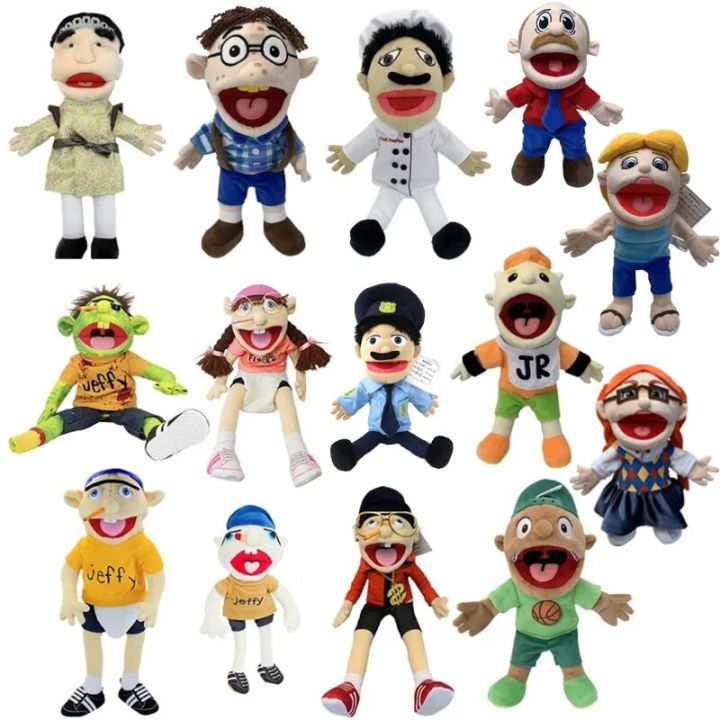 tois 60cm Jeffy Puppet Doll Jeffy Hand Puppet Sml Jeffy Puppet Family ...