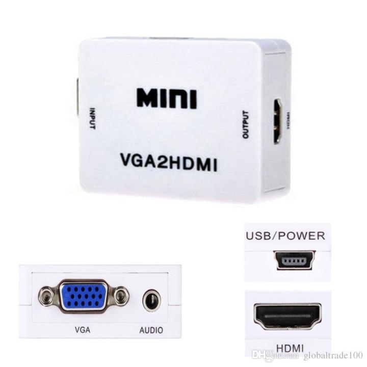 VGA To HDMI HD Video Converter | Daraz.lk