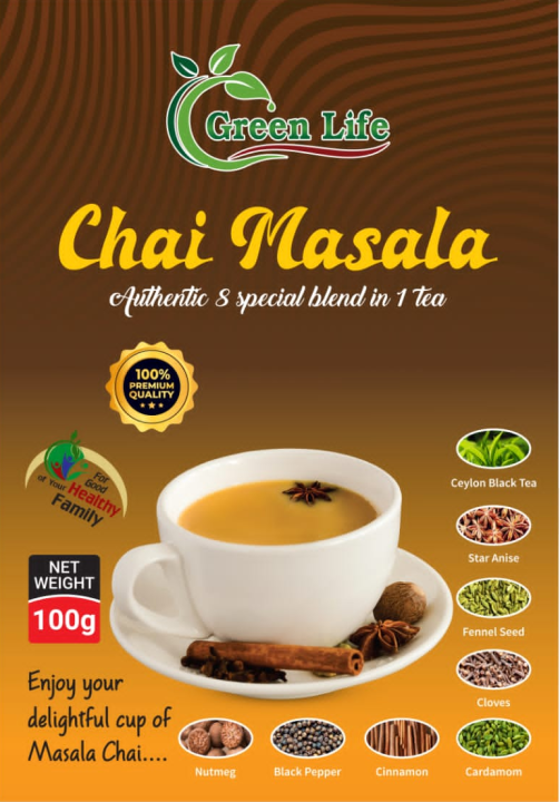 Tea Masala Powder Chai Masala Tea Spice Organic Masala Chai | Daraz.lk