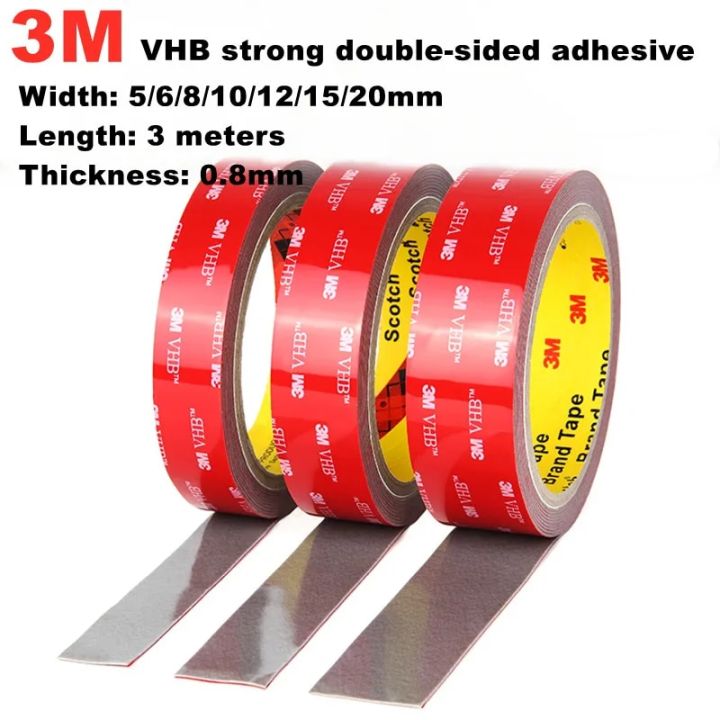 Tape 3M VHB Acrylic Foam Tape High Temperature Clear Double-Sided Tapes ...