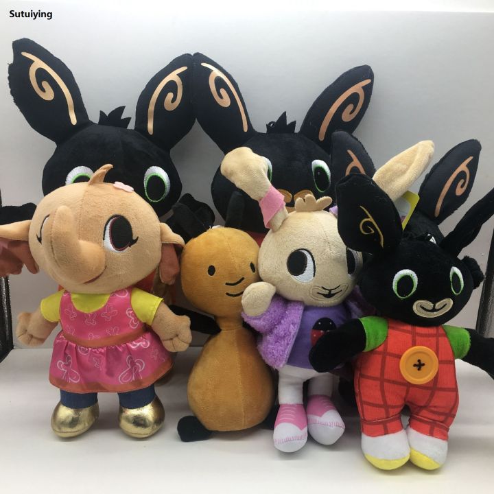 Sutuiying 10-28cm Cartoon Bing Rabbit Plush Toys Bing Friends Flop Sula ...