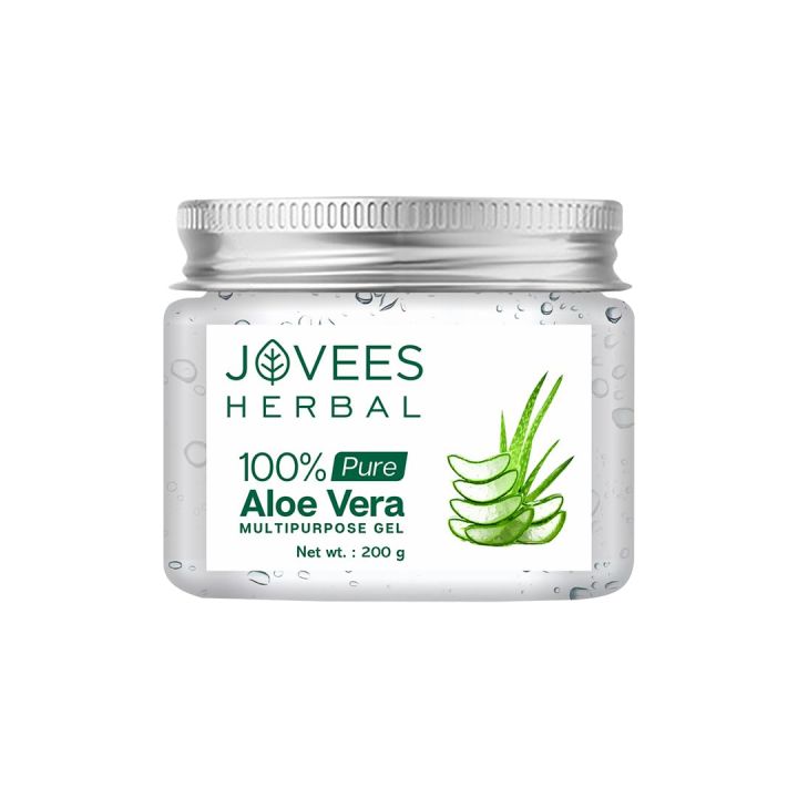Herbal 100% Pure Aloe Vera Multipurpose Gel | For Face, Skin & Hair ...