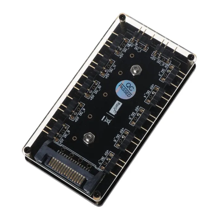 【The Timber Loft】12 Way 5V RGB LED Splitter HUB with PMMA Case and ...