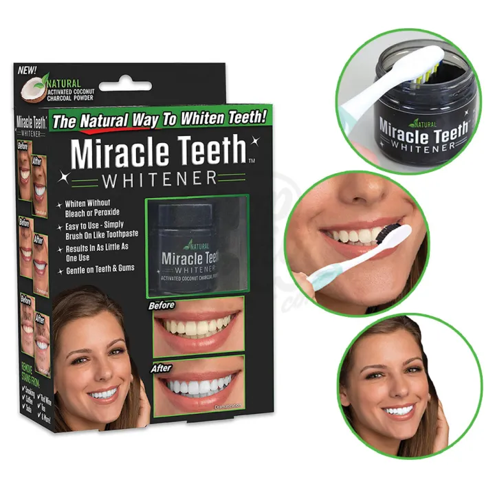 Miracle Teeth Whitener Powder | Daraz.lk