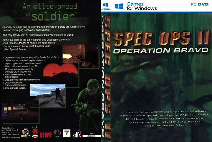 Spec Ops II Operation Bravo DVD PC Game | Daraz.lk