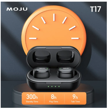 MOJU T17 Earbuds Black | Daraz.lk
