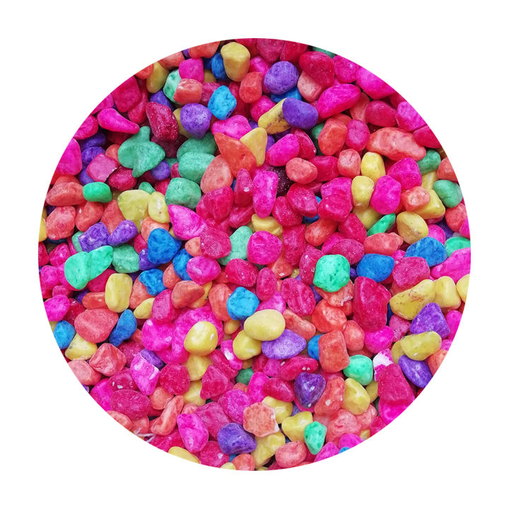Aquarium Gravel Multicolor Medium Stones for Fish Tank Pond Colour ...
