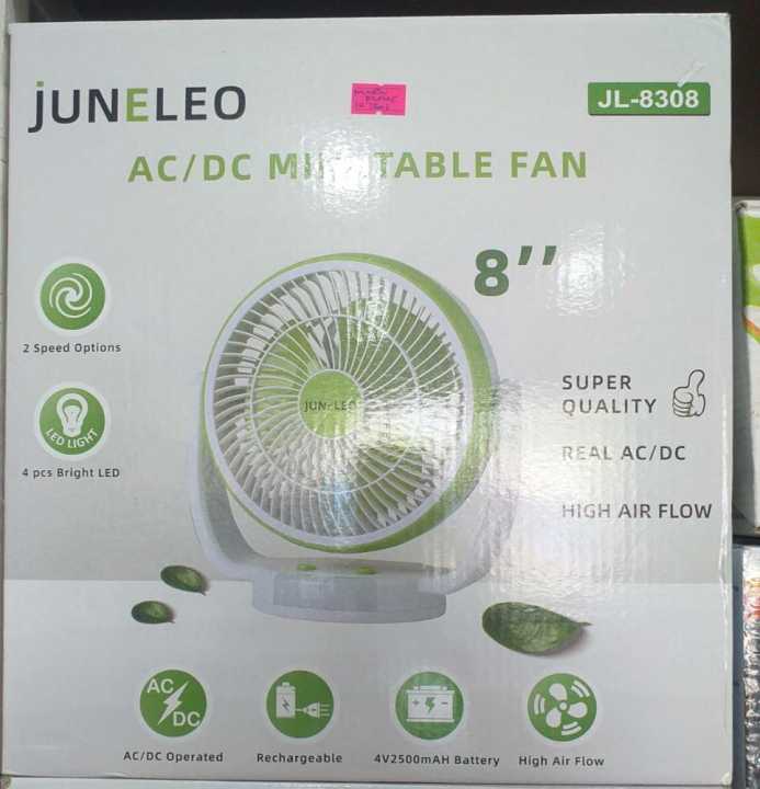 JUNELEO Mini Table Fan 8 Inch - JL-8308 | Daraz.lk