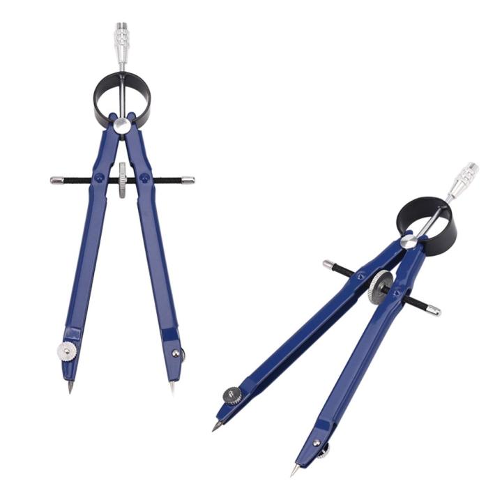 2 Pack Drafting Compass with Lock Math Bow Compass Drawing Metal | Daraz.lk