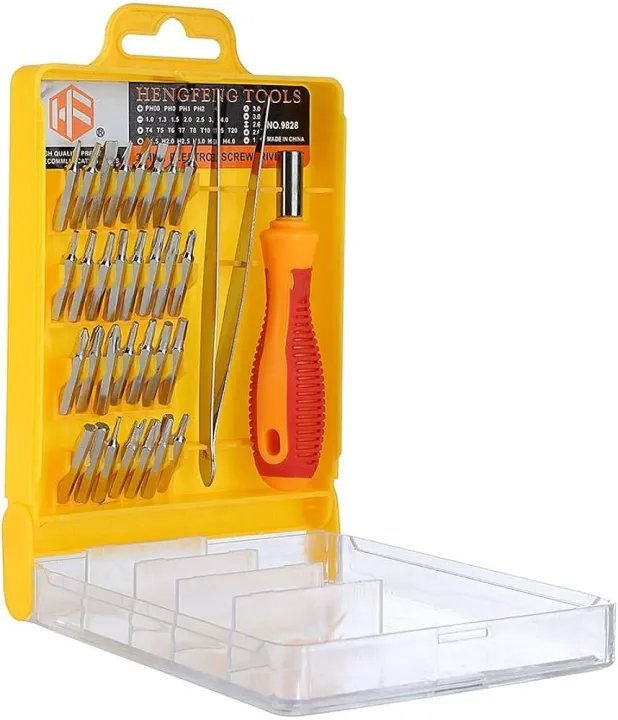 HENG FENG 32-in-1 Precision Screwdriver Set | Multi-Bit Electrical ...
