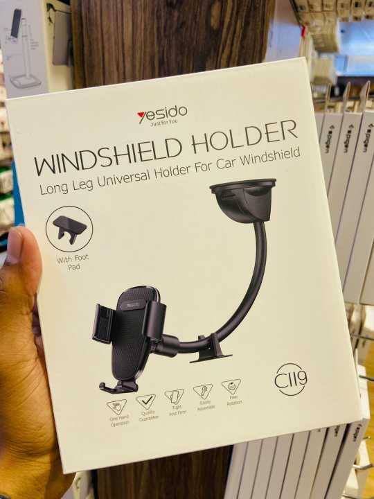 Yesido WINDSHIELD HOLDER Long Leg Universal Holder For Car Windshield ...