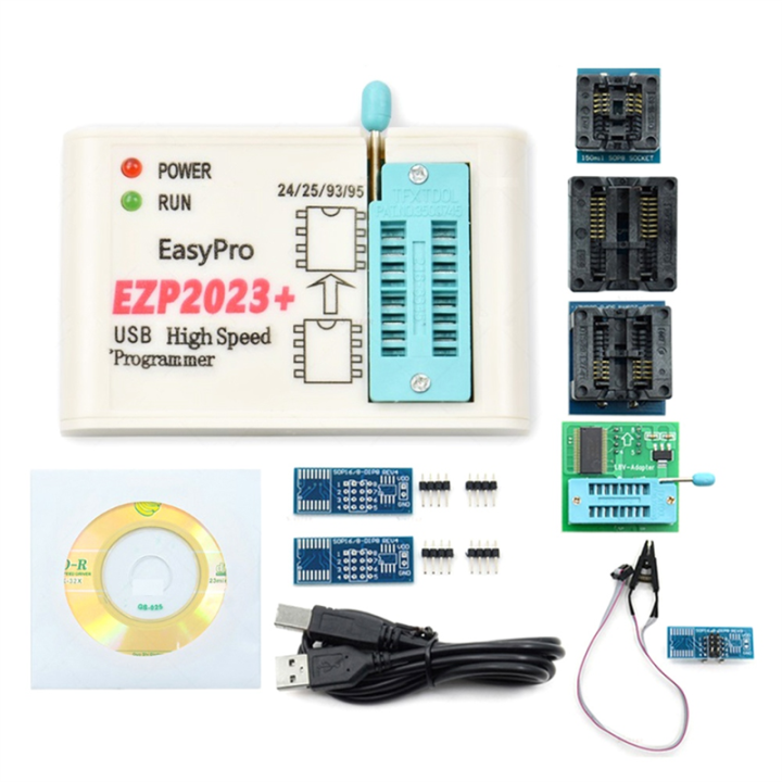 EZP2023+ High-Speed SPI FLASH Programmer Plastic Programmer Support 24/25/93/95 EEPROM Bios ...