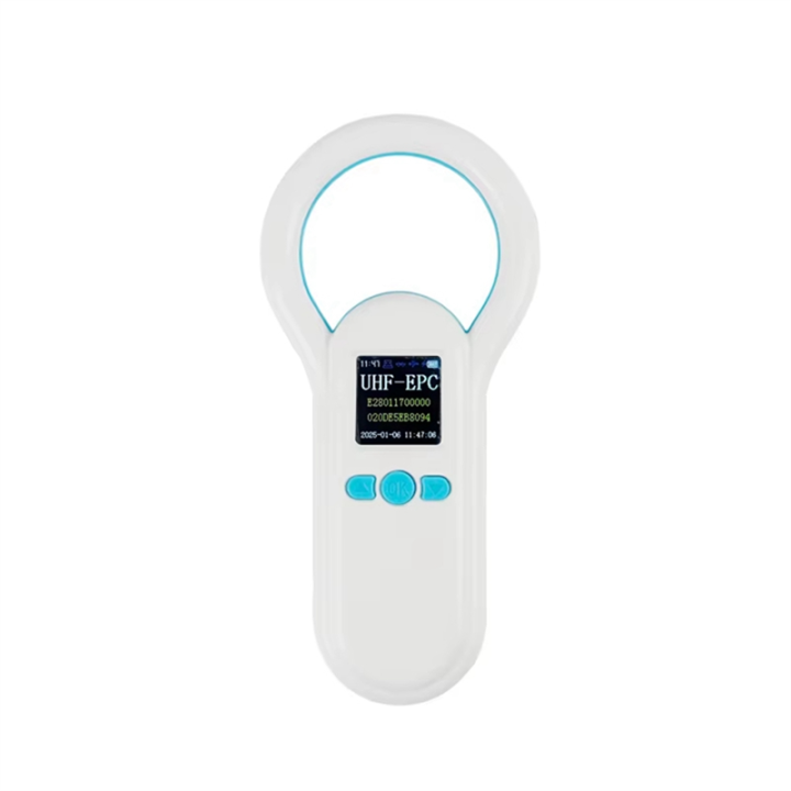 UHF RFID Tag Scanner Handheld Pet Reader 860-960kHZ Portable 2.4G USB ...