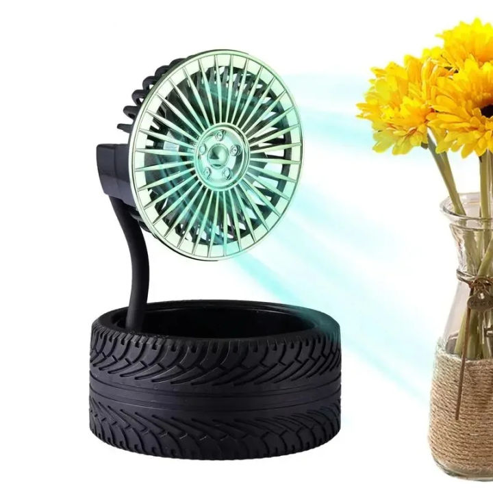 Three-dimensional Fan Creativity Tire Fan Quiet Personal Fans Desktop ...