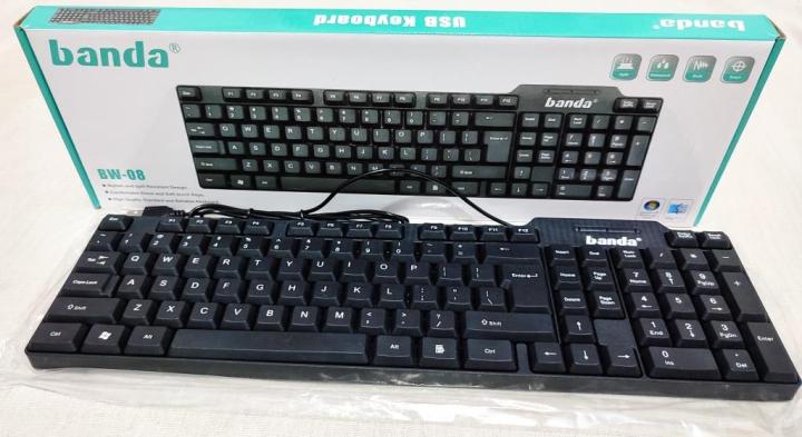 Banda BW-08 Wired Computer Keyboard | Daraz.lk