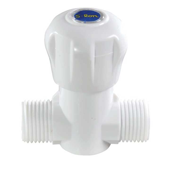 Stop Tap Mini 1/2'' Male Thread Round White Handle | Daraz.lk
