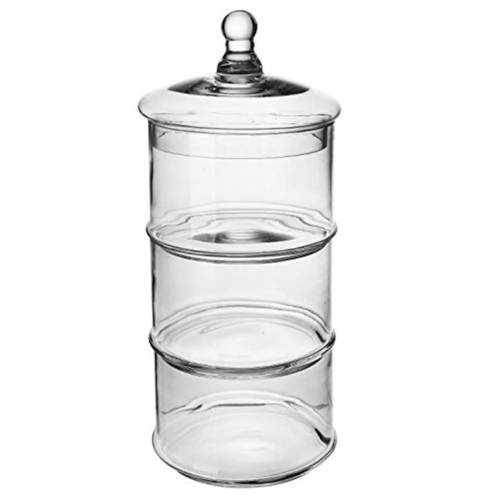 Apothecary Jar 3 Tier - White | Daraz.lk
