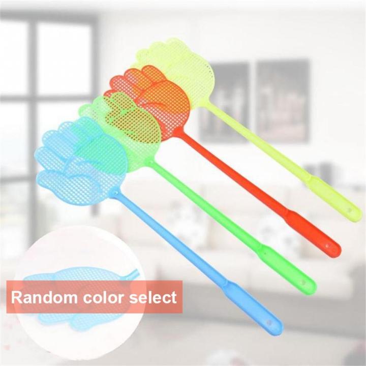 10PCS/Set Manual Fly Swatter Durable Hand Shape Plastic Swat Random ...