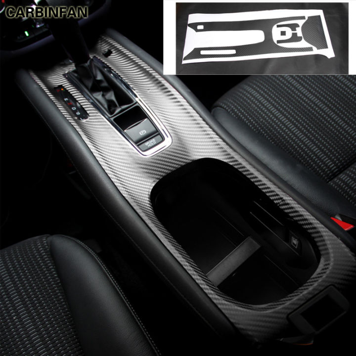 Car Styling Carbon Fiber Center Console Automobile Gear Panel ...