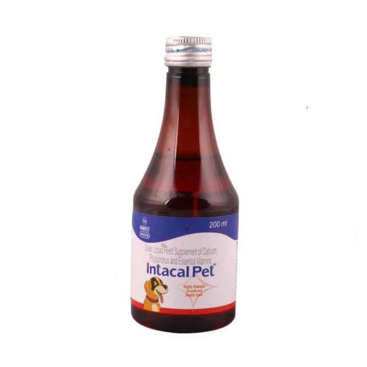 Intas Intacal Pet Calcium Syrup, 200 ml | Daraz.lk