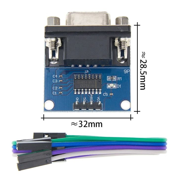 【TianYu Mall】MAX3232 RS232 TTL Port Converter Module DB9 MAX232 | Daraz.lk