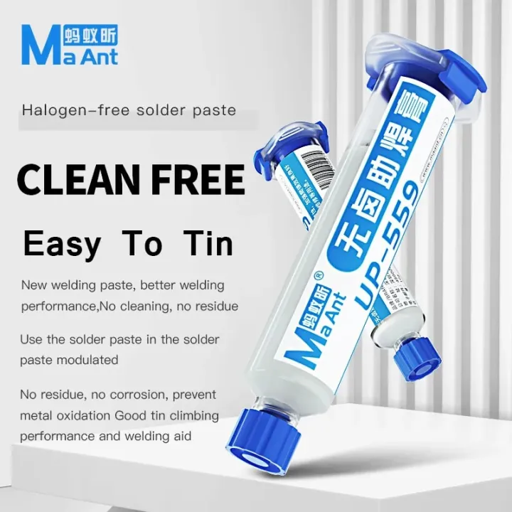 solder paste MaAnt UP-559 BGA Flux Paste No-Clean Solder SMD Soldering ...
