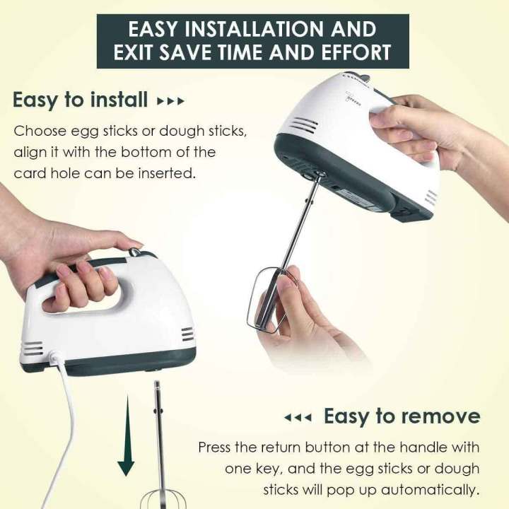 7 Speed Hand Beater, Hand Mixer (model HE-133) ELG - hand mixture ...