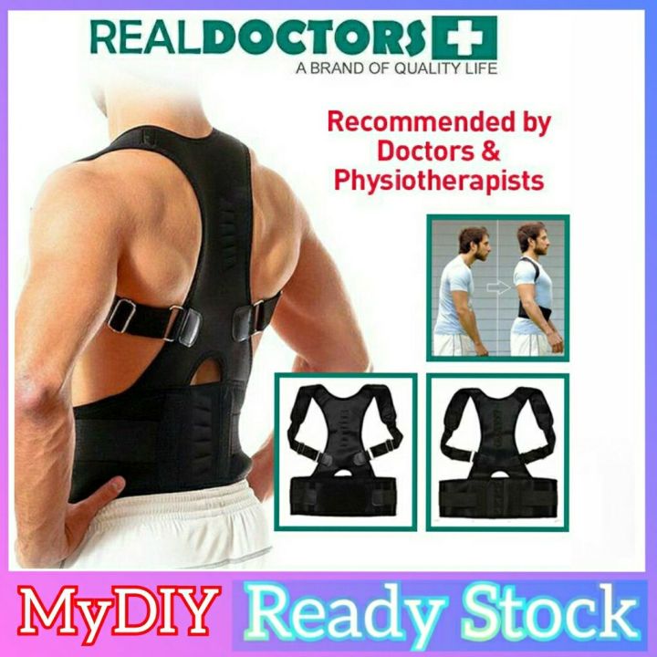 💥REAL DOCTORS💥Adjustable Back Brace Posture Corrector Shoulder/Spine ...