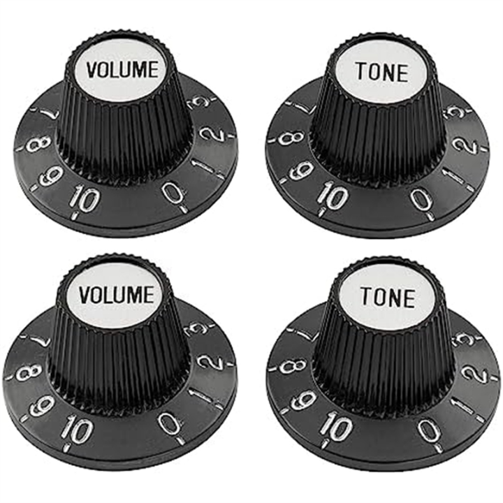 4-pcs-witch-hat-knobs-top-hat-knobs-tone-volume-control-knobs-black