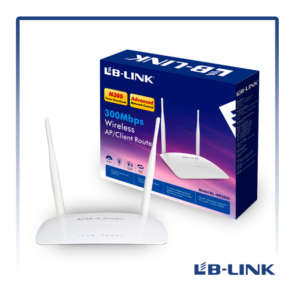 LB-Link 300 Mbps 2.4 GHz Wireless N Router / Wireless AP / Client Router BL-WR2000 | Daraz.lk