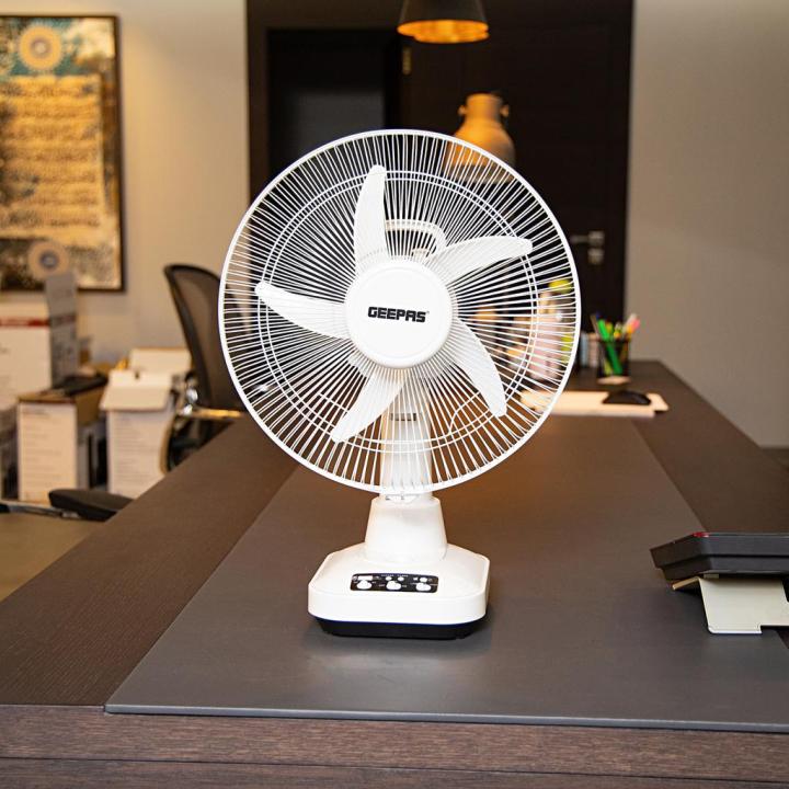 Geepas Rechargeable 12 Inch Oscillating Fan GF21118 | Daraz.lk